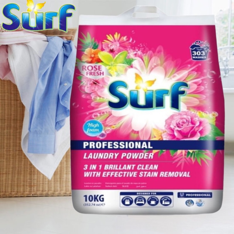 SURF Professional 3 in 1 Brilliant Clean Laundry Powder Rose Fresh ...