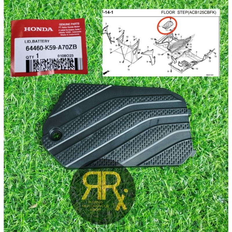 GENUINE LID BATTERY COVER CLICK 125 V2-V3 - CLICK 150 V2 | Shopee ...