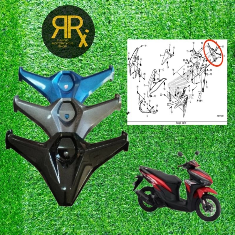 COVER RACK CLICK 125 V2-CLICK 150 V2 | Shopee Philippines