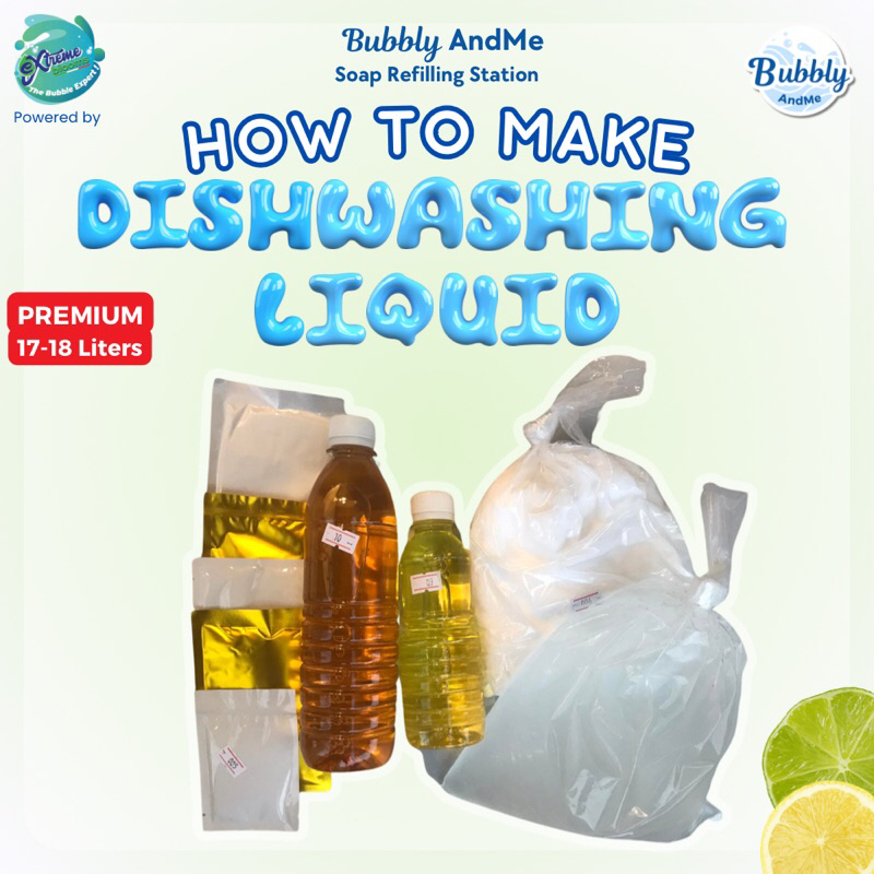 Bubbly Andme DIY Kit Dishwashing Liquid (17 liters yield) | Shopee ...