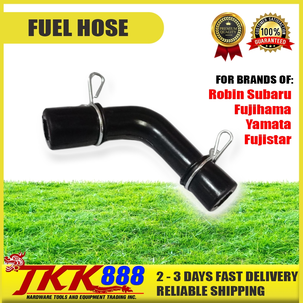 Fuel Hose with clips for robin subaru, fujihama, yamata, fujistar ...