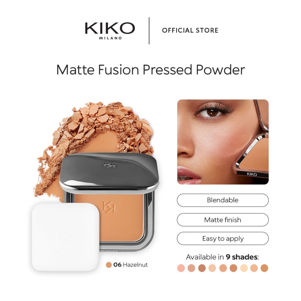 KIKO Milano Matte Fusion Pressed Powder | Shopee Philippines