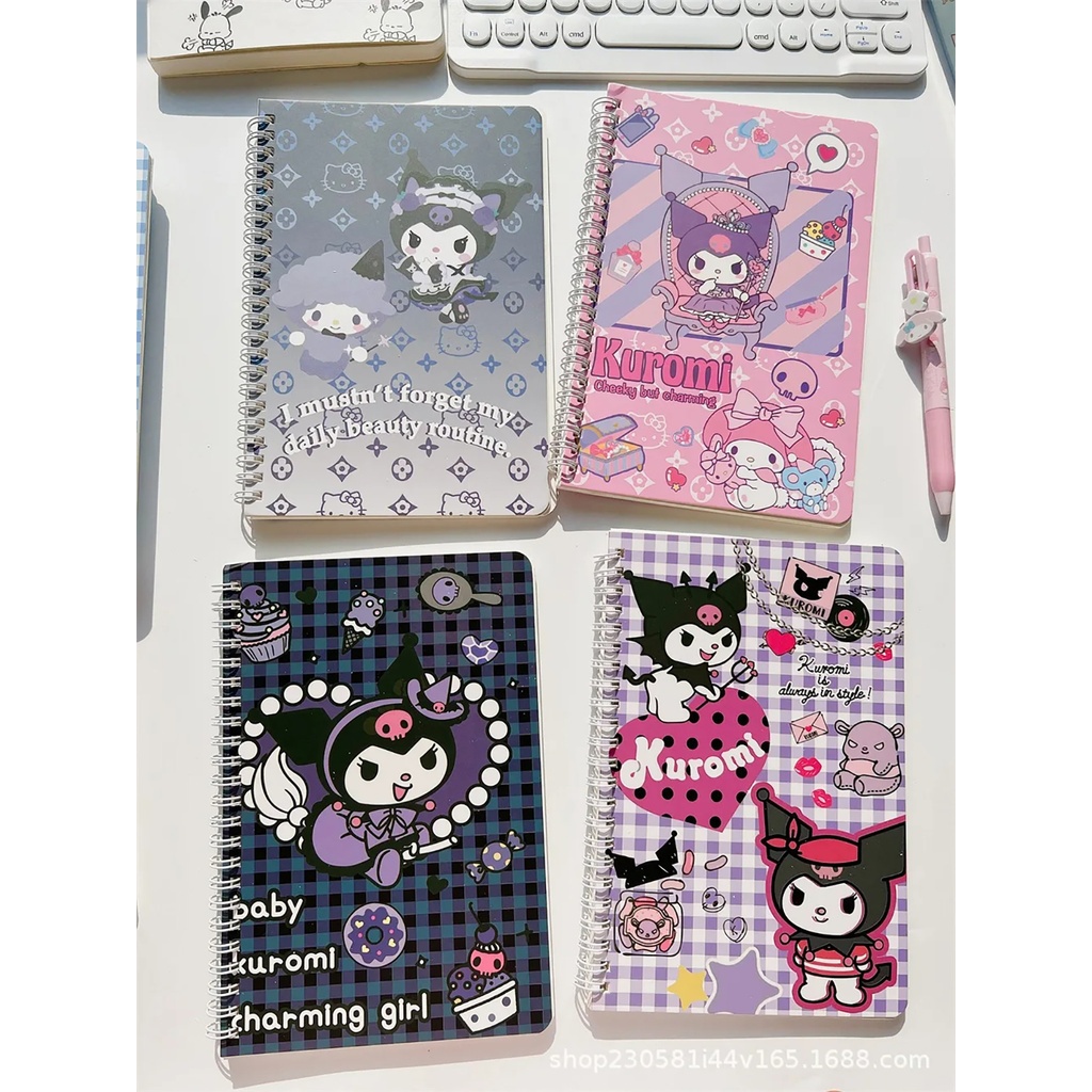 Kuromi Notebook Handbook Book A5 Cartoon Notebook Student Diary Book ...