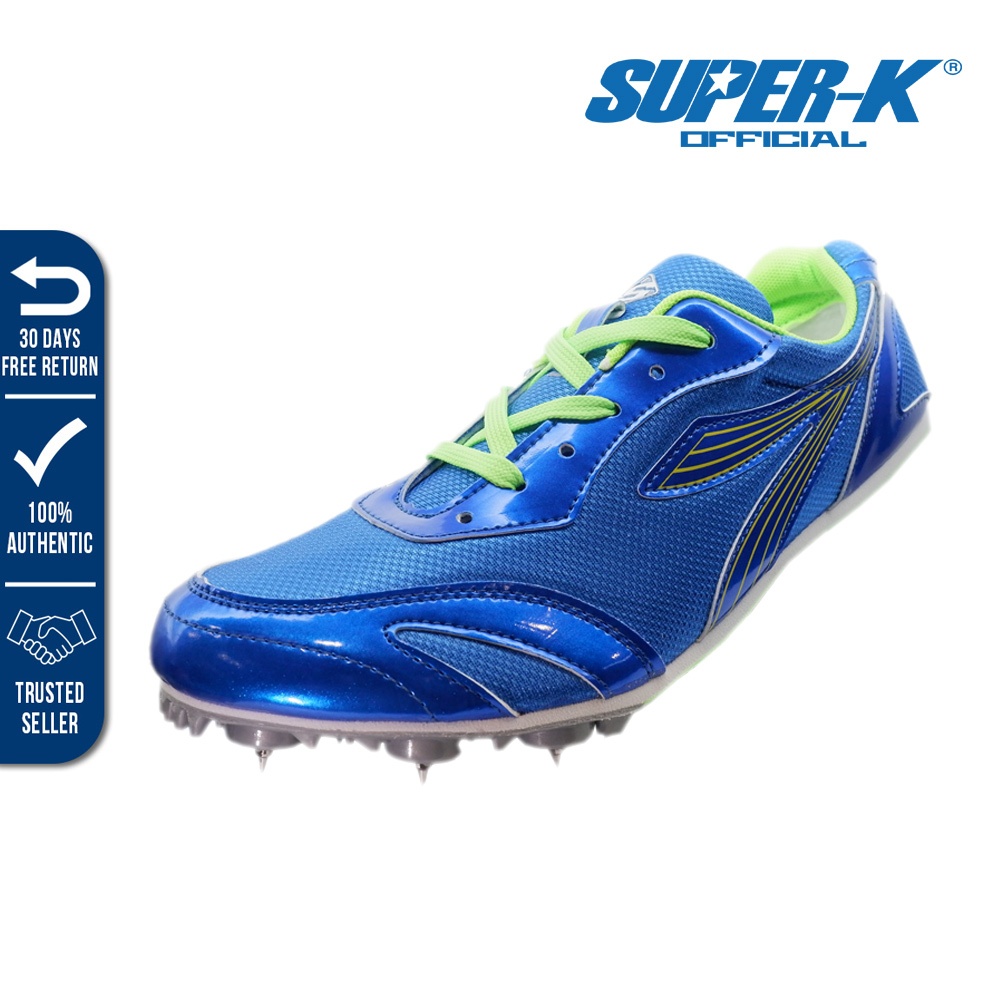 Super-K Athletic Spike Shoes Blue x 1 pair (SSH-8011) | Shopee Philippines