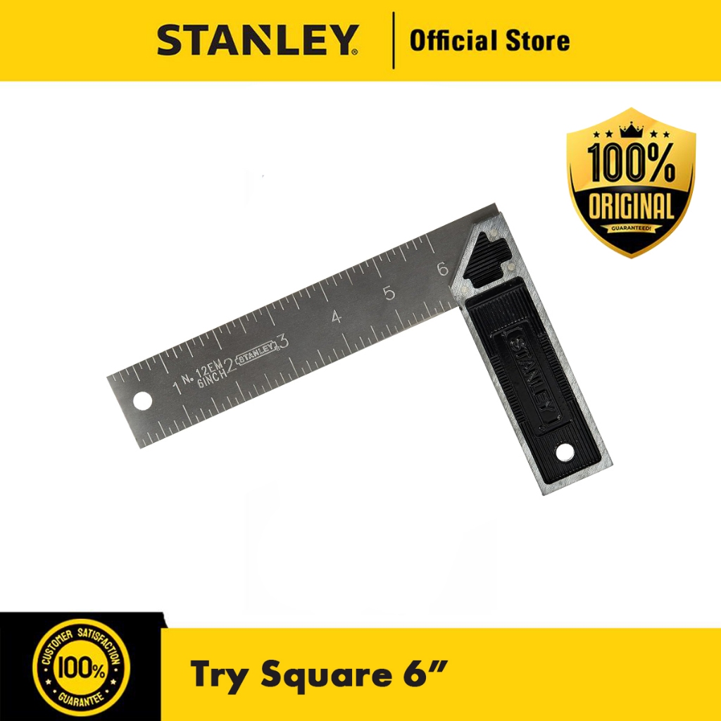 Stanley 46530-8 Try Square 6" | Shopee Philippines