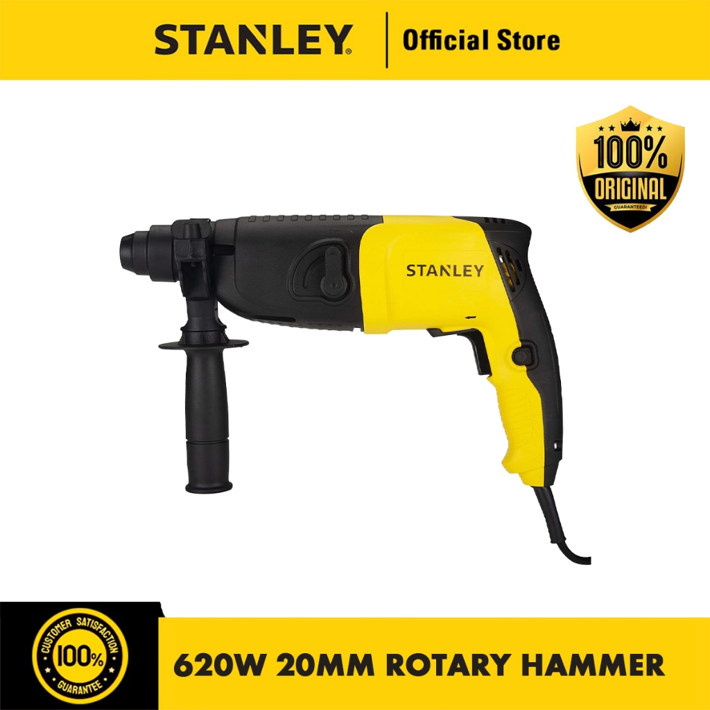 Stanley Power Tools STHR202K-B1 620W 20MM Rotary Hammer | Shopee ...