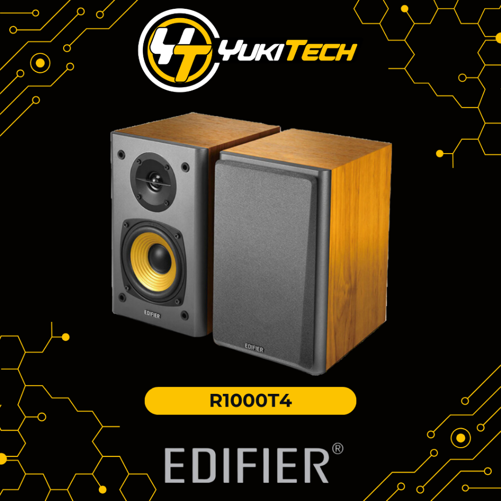 Edifier R1000T4 2.0 Bookshelf Speaker System | Shopee Philippines