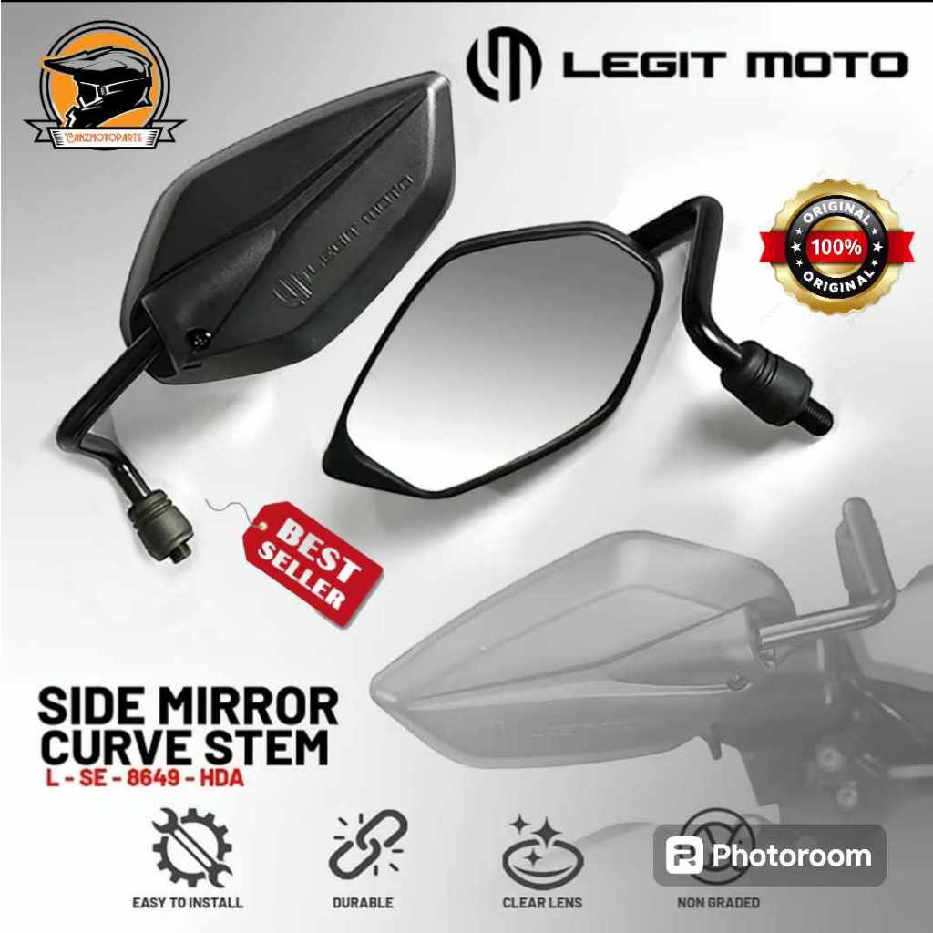 HONDA XRM 125 | LEGITMOTO SPECIAL EDITION SIDE MIRROR CURVE STEM HIGH ...