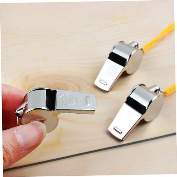 1pc Sports Referees Whistle With Lanyard For Basketball Football Gyms ...