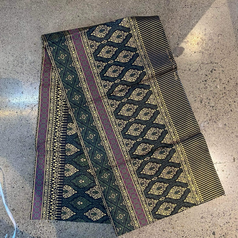 Weave design 6 Ethnic Fabric Tela Textile Metallic / Batik Fabric Thick ...