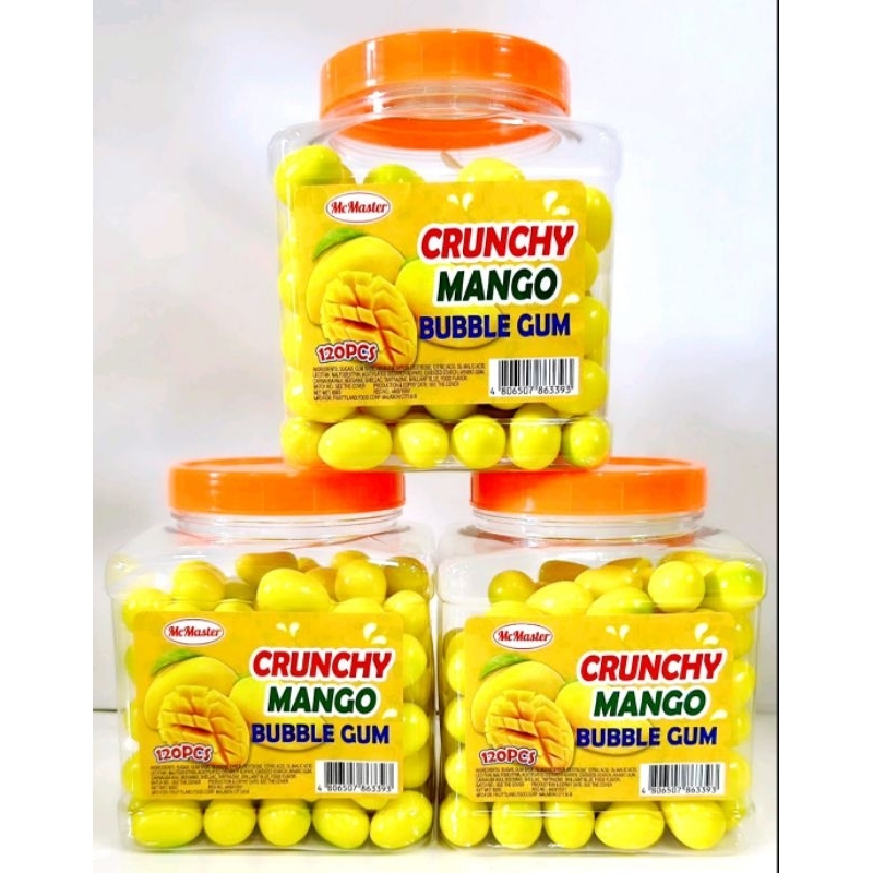Crunchy Mango Gum !!! 120pcs/Jar | Shopee Philippines