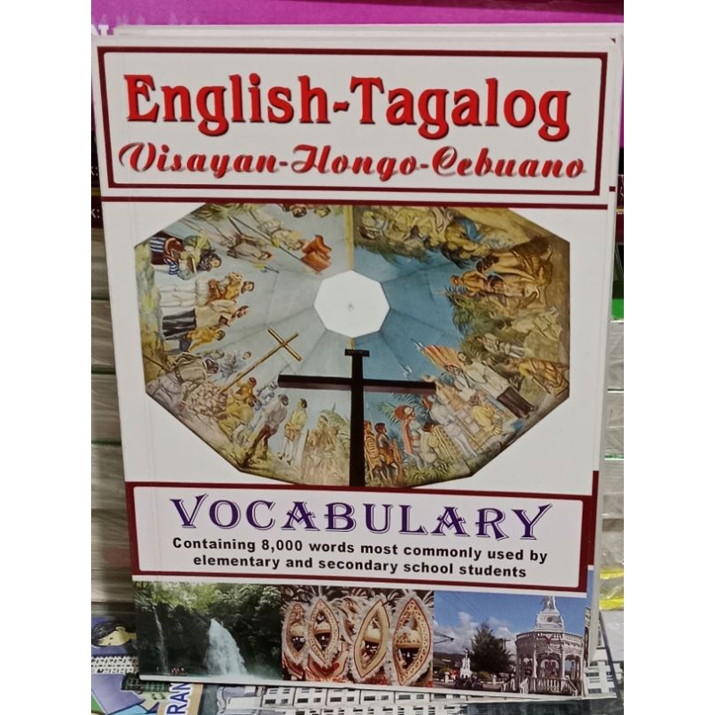 ENGLISH - TAGALOG VISAYAN - ILONGO - CEBUANO VOCABULARY | Shopee ...