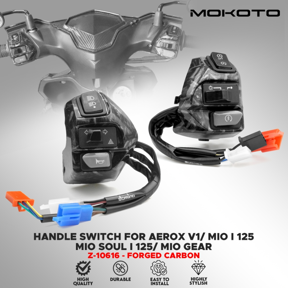 AEROX V1 HANDLE SWITCH with HAZARD LIGHT for AEROX / MIO I 125 / MIO ...