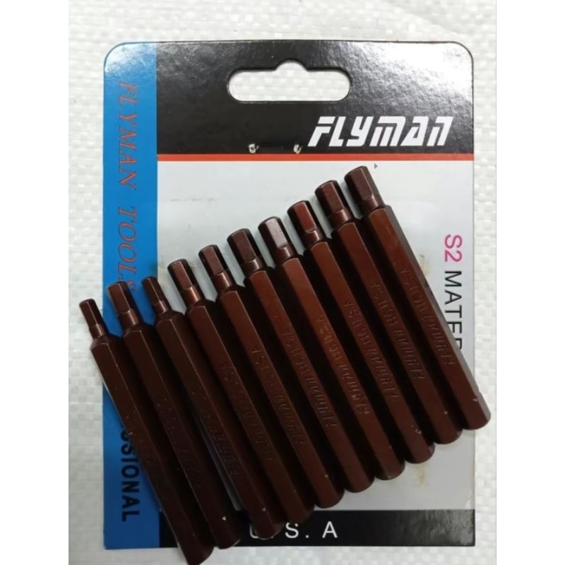 Flyman Impact Allen Bits Drive 10pc. Set Heavy Duty | Shopee Philippines
