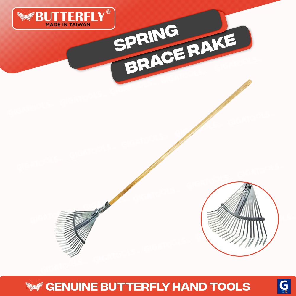 Butterfly Garden Spring Brace Rake ( R105 ) ( Made in Taiwan ) | Shopee ...
