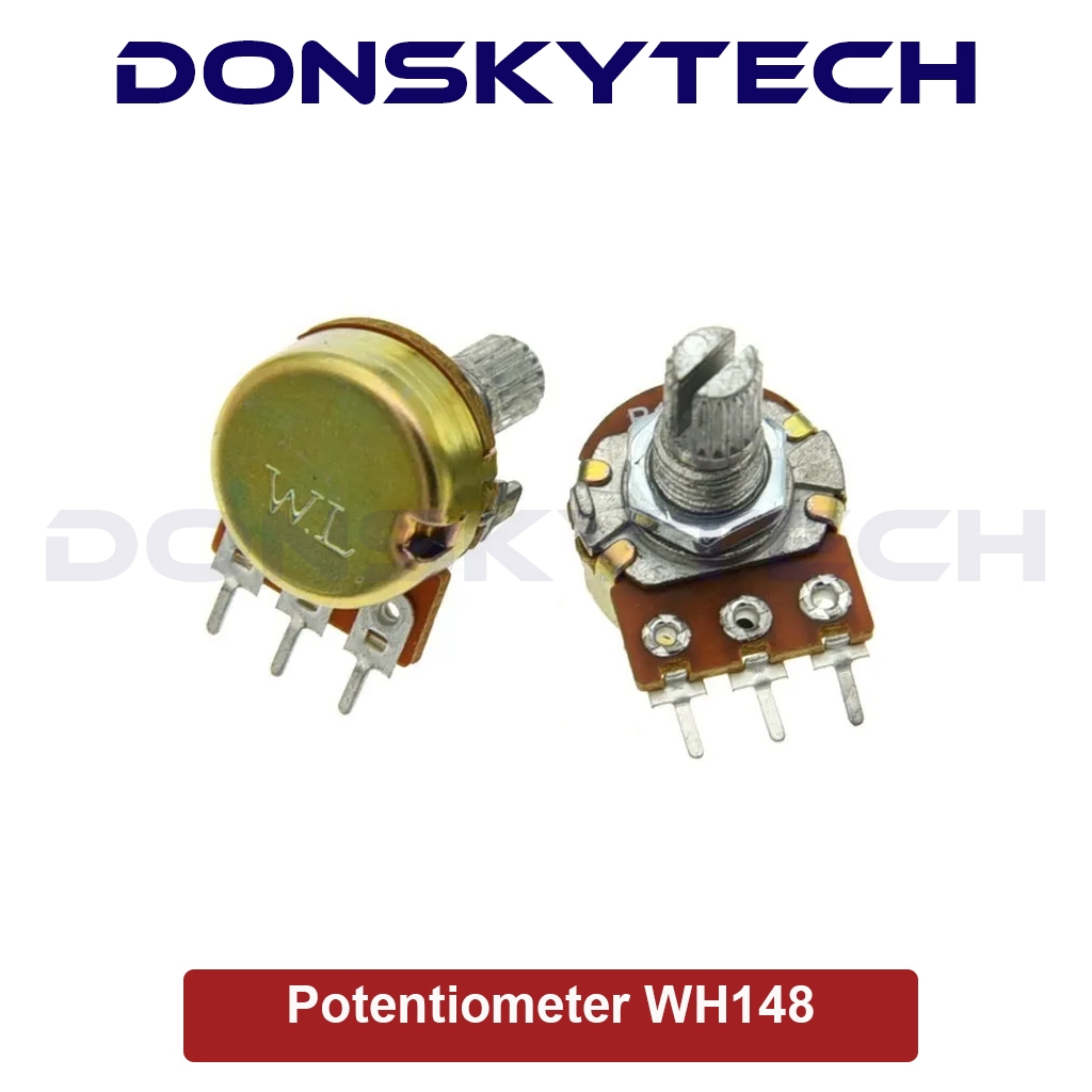 Potentiometer 1K-1M Ohm WH148 WH-148 Single Turn Variable Resistor ...