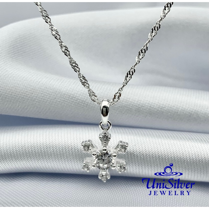 Unisilver 925 Sterling Silver Sunburst Pendant Necklace ( NPS205-101016 ...