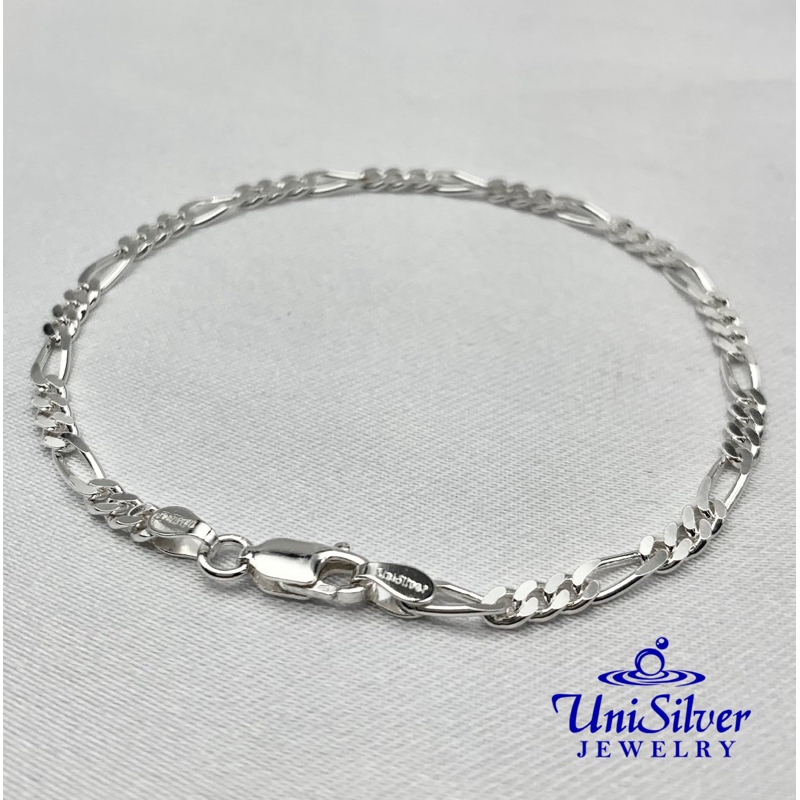Unisilver 925 Sterling Silver Lady's Bracelet (LBB01-012070) | Shopee ...