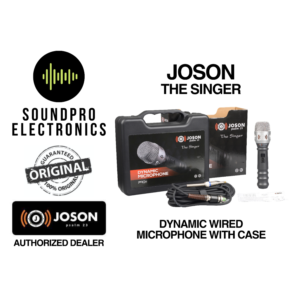 Joson The Singer Wired Microphone with Case | Shopee Philippines