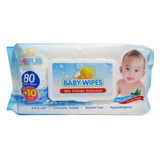 Cherub Baby Wipes Promo Pack (2packs 80's + 1pack 20's) | Shopee ...
