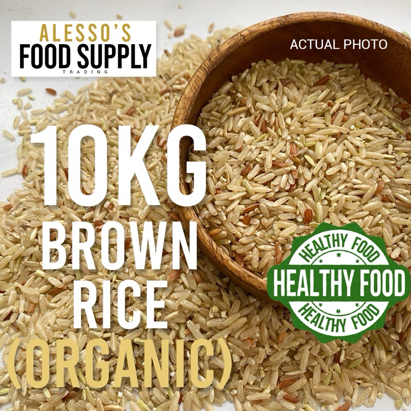 BROWN RICE 10kg (Organic) | Shopee Philippines