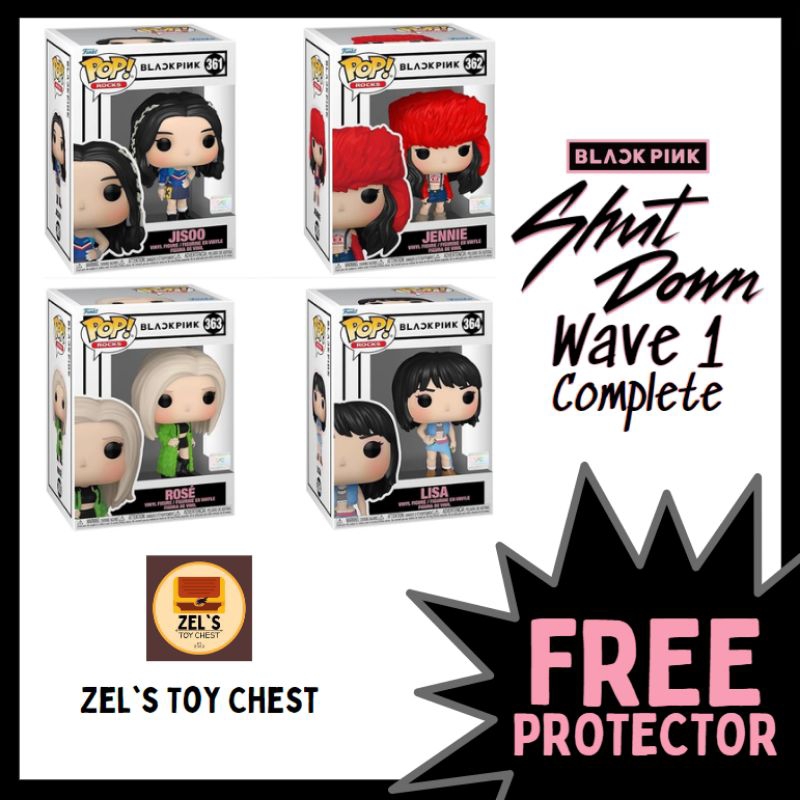 Funko Pop! Blackpink: Shut Down Bundle Wave 1 Complete with Free ...