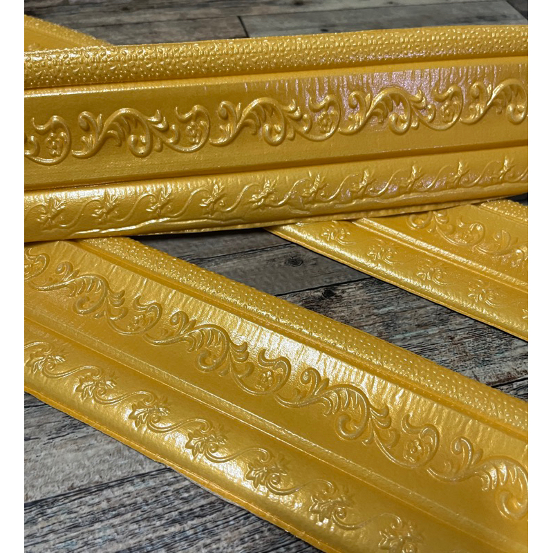Moulding Wallpaper Wall trim line Corner sticker Boarder on Ceiling ...