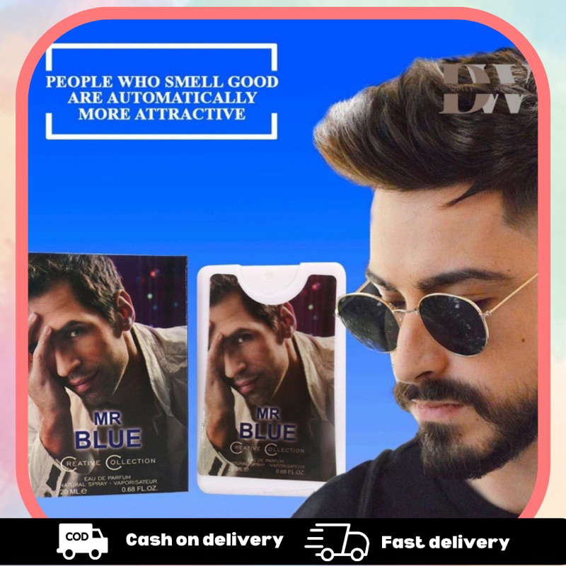Dolly Wear Mr. Blue Pocket Perfume for Men - Mini Travel Size - 20ml ...