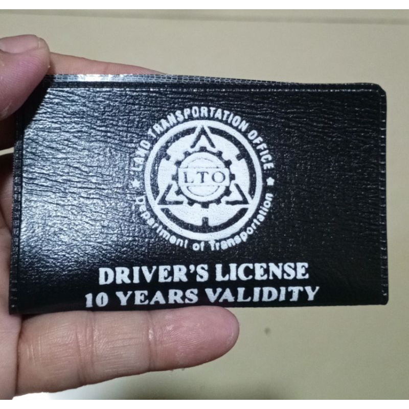 LTO Driver's License Holder (BLACK) | Shopee Philippines
