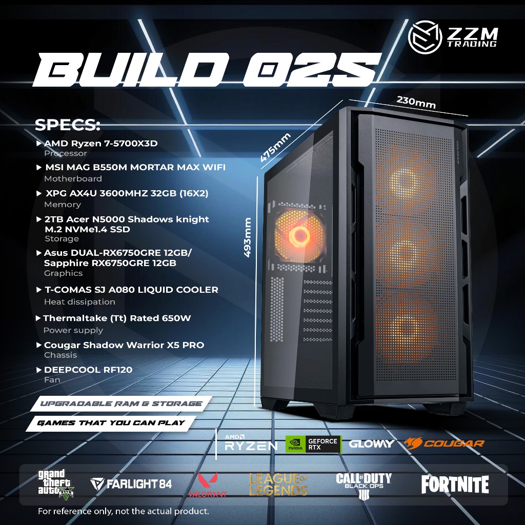 BRAND NEW Desktop Gaming System Unit (CPU) Intel Build Computer ZZM ...