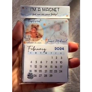 REFMAGNET CALENDAR 2024 CUSTOMIZED | Shopee Philippines