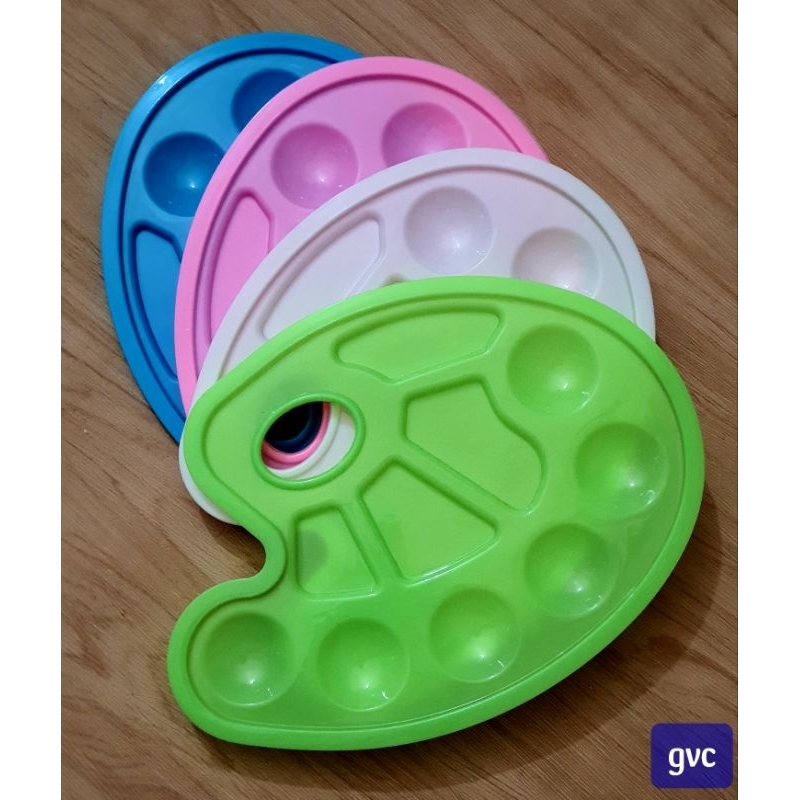 Color Mixing Plate Plastic ( 1 piece ) | Shopee Philippines
