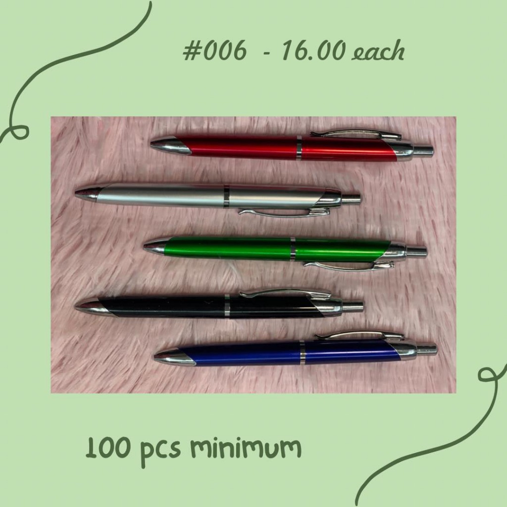 Personalized ballpen with print - 100 pcs minimum - uv print | Shopee ...