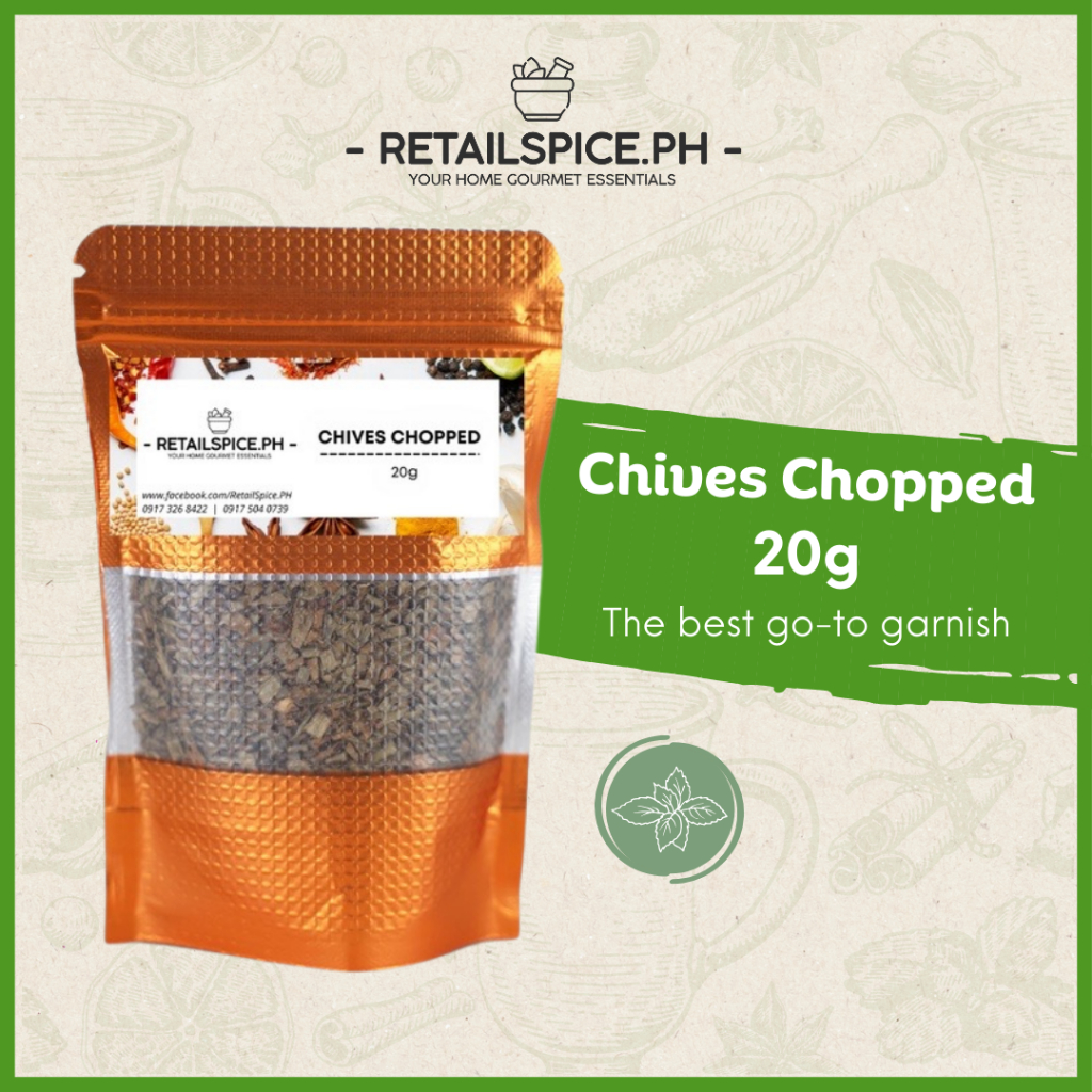 Retail Spice - Chives Chopped 20g | Shopee Philippines