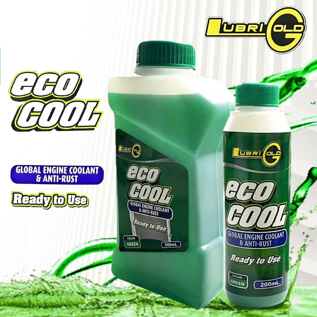 Lubrigold Coolant 200ml 500ml Ready-to-Use (Green) for Motorcycle and ...