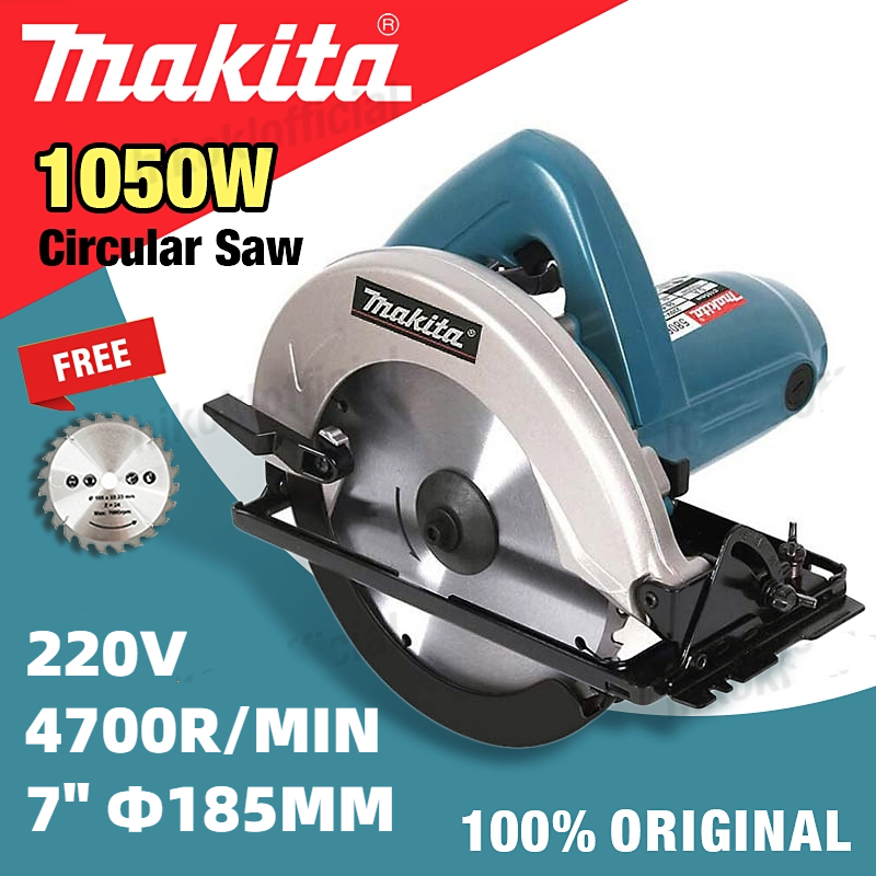 Makita 7" Electric Circular Saw 1050W Power Tools Wood cutting ...