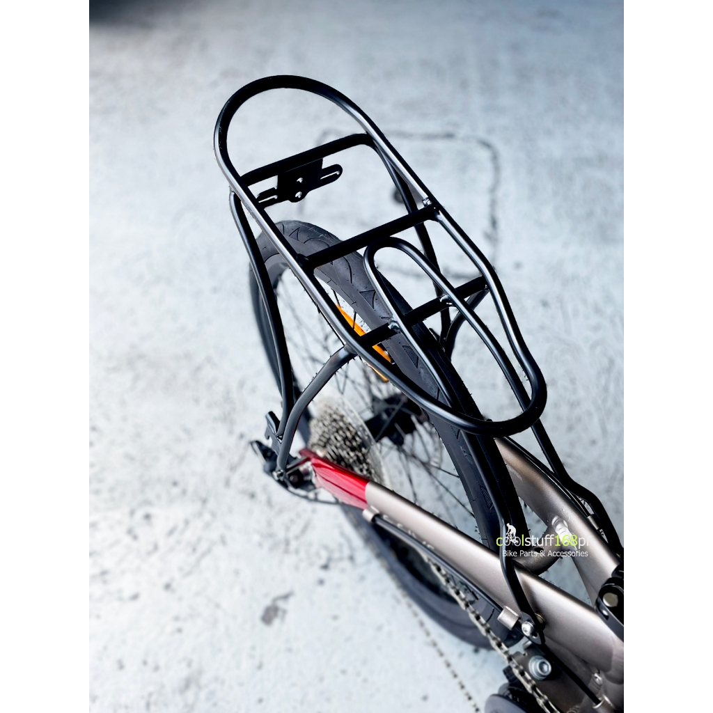CS168ph Rear Rack Alloy Carrier V2.0 for 20" Folding Bike + Free 1PC ...