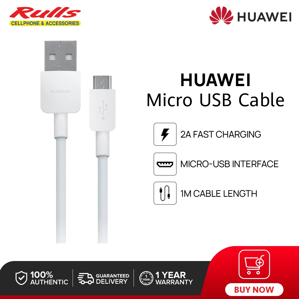 HUAWEI Micro USB Charging Cable | 2A 1M Fast Charging | Shopee Philippines