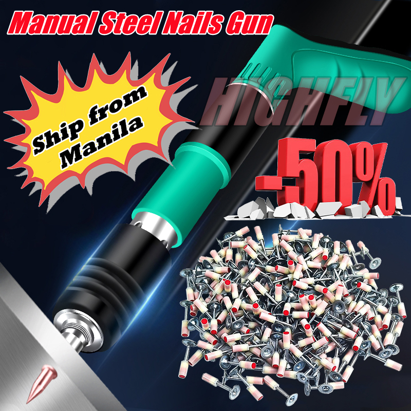 Rivet Gun Tufting Gun Manual Steel Nails Gun Concrete Rivet Tool Steel ...