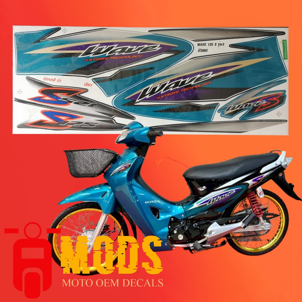 HONDA WAVE 125s ORIGINAL THAILAND MADE Stock Decal/Sticker | Shopee ...