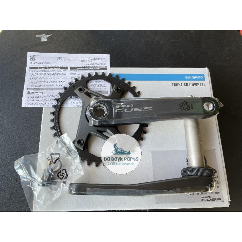 CUES FC-U6000-1 CRANKSET 9/10/11 SPEED 1X WITH BOX | Shopee Philippines
