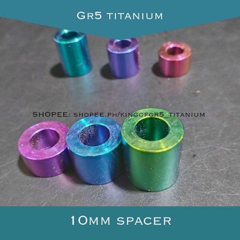 GR5 TITANIUM 10MM SPACER small,medium,large | Shopee Philippines