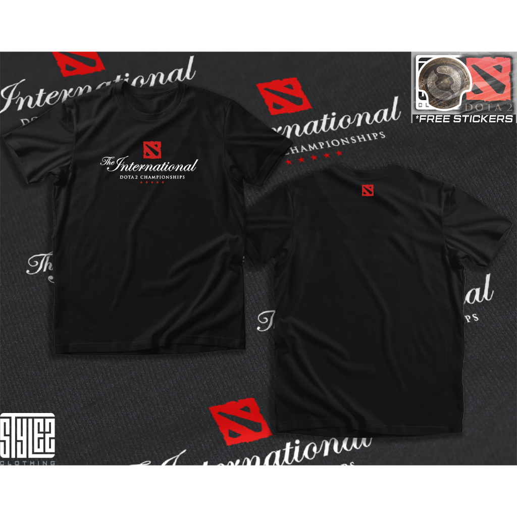 THE INTERNATIONAL TI DOTA 2 CHAMPIONSHIPS ESPORTS T-SHIRT | Shopee ...