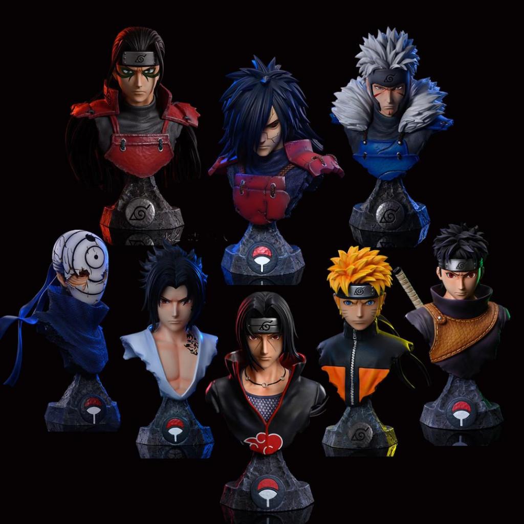 Hey Anime-Naruto Headbust NARUTO HOKAGE HASHIRAMA TOBiRAMA SARUTOBI ...