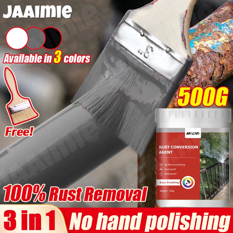 500g with brush Anti Rust Paint for metal rust remover primer paint ...