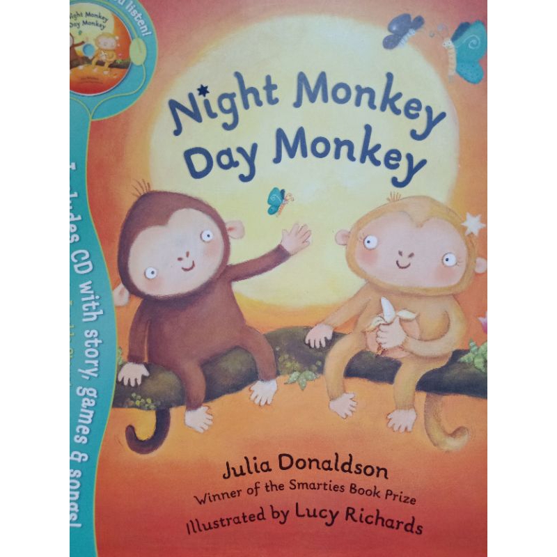 Night Monkey Day Monkey by Julia Donaldson 78S A | Shopee Philippines