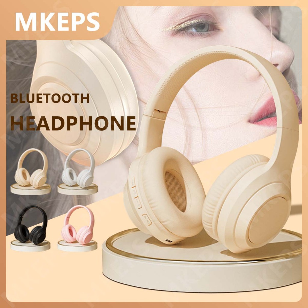 MKEPS M6 Wireless Bluetooth Headset Noise reduction Headphones With Mic ...