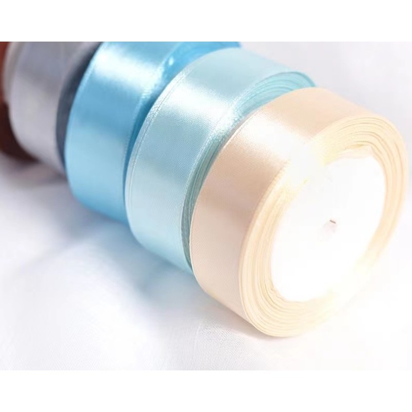 2cm/25 yards/roll Satin Ribbon Wholesale Gift Packing Christmas ...