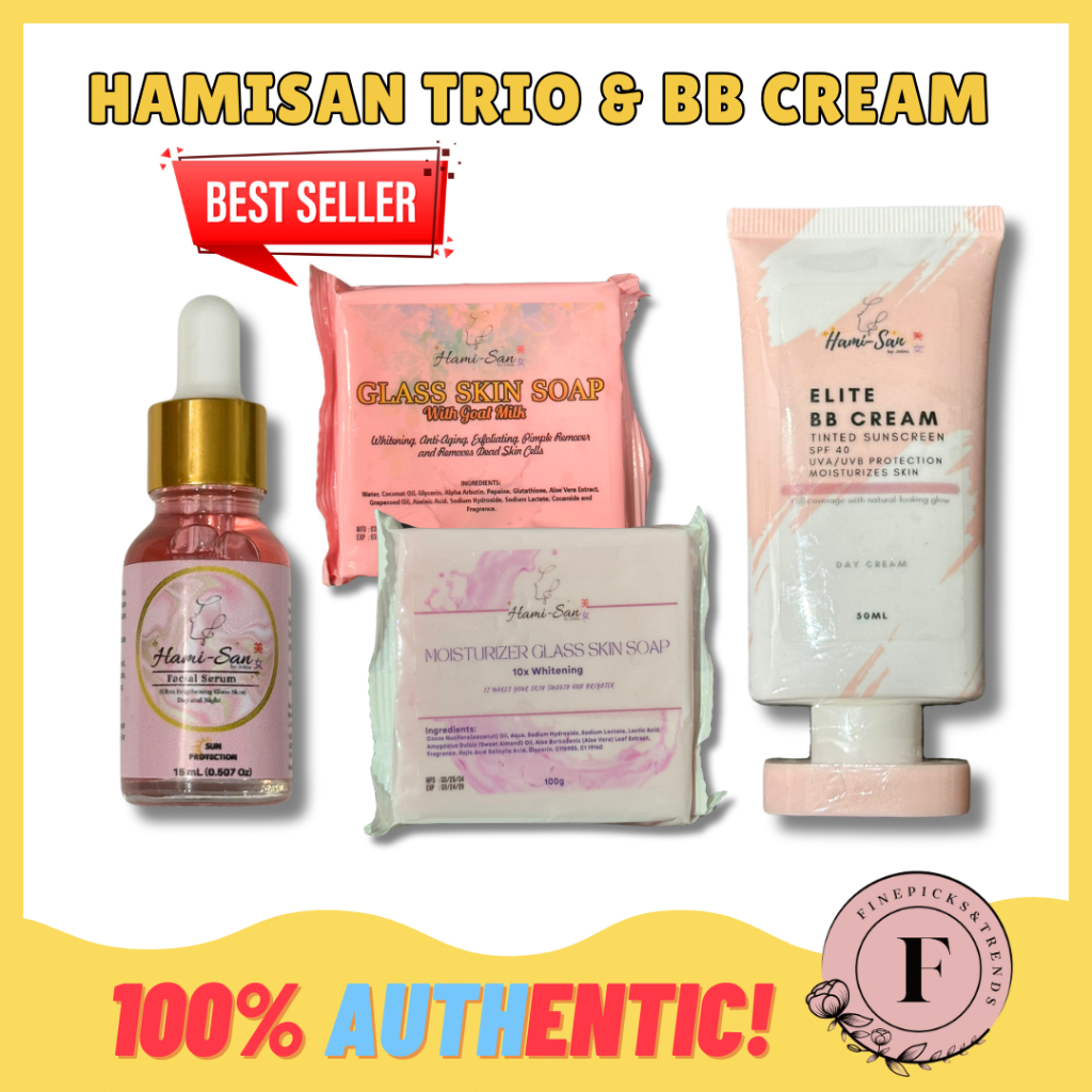 ORIGINAL HAMISAN TRIO - Moisturizer Soap, Glass Skin Soap & Serum ...