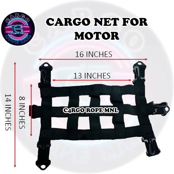 for Motor Cargo Net (Helmet/Baggage Organizer) | Shopee Philippines